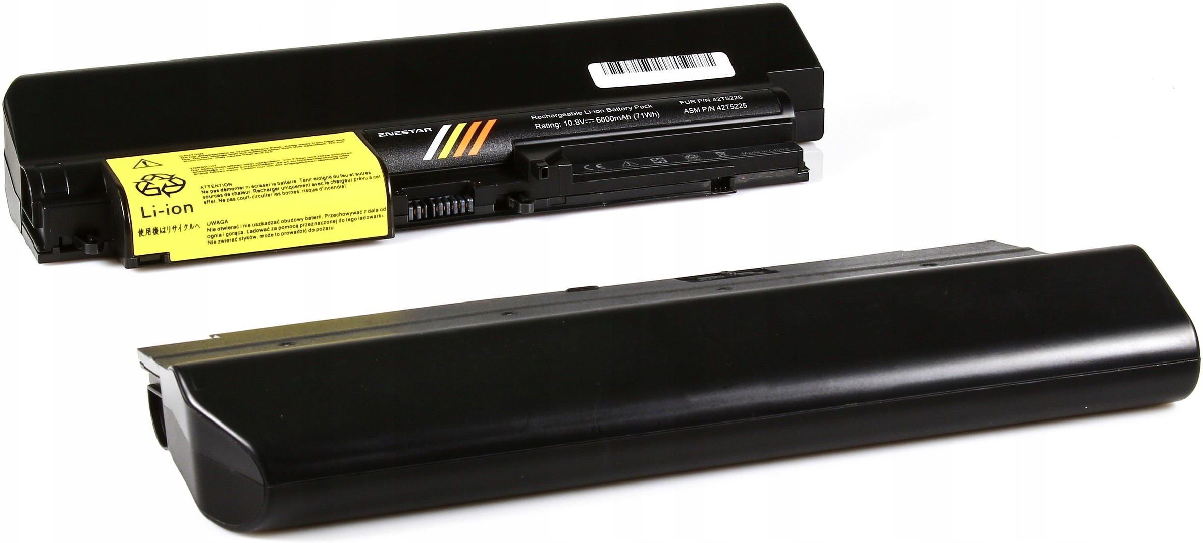 Bateria do laptopa 6600mAh Markowa bateria do Lenovo 42T5226 42T5225 ...