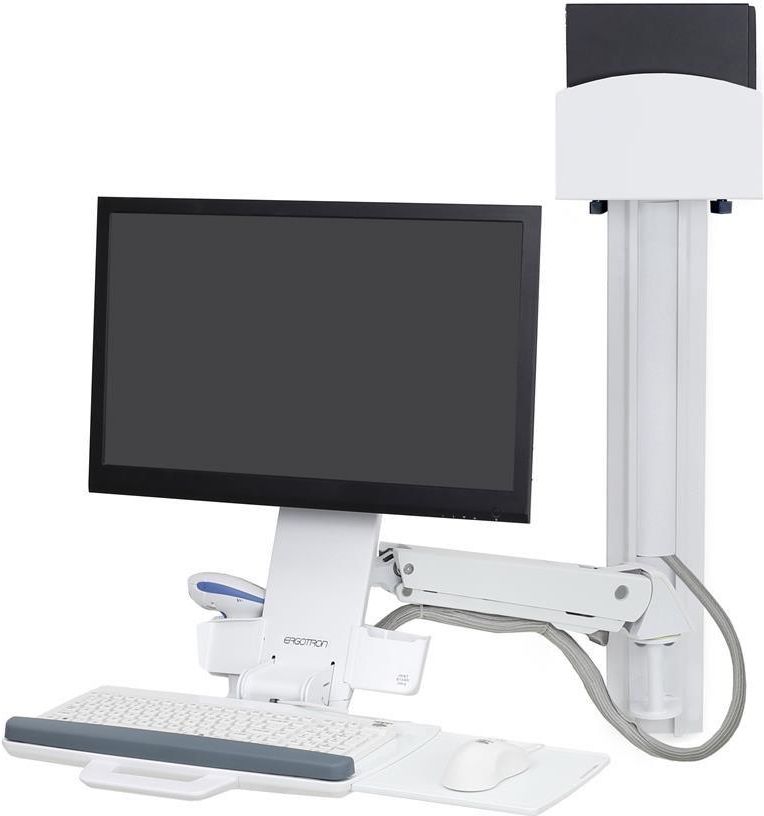 Ergotron StyleView Sit-Stand Combo System Holder biały (45-273-216 ...