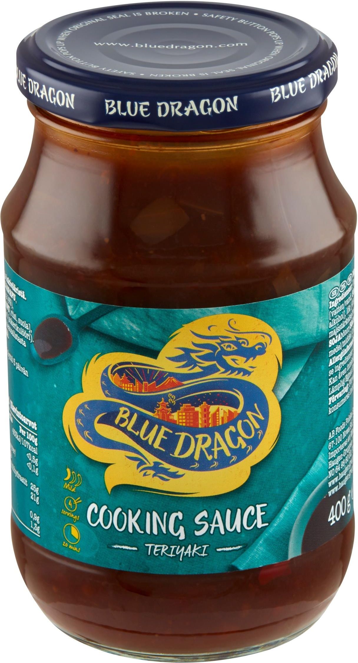 Blue Dragon Sos Teriyaki Gęsty Do Gotowania 400g - Ceny i opinie - Ceneo.pl
