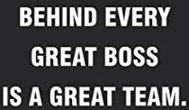 Independently Published Behind Every Great Boss Is A Team : Cool Office ...
