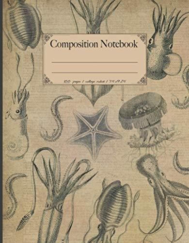 Independently Published Composition Notebook: Premium Ocean Sea Life ...