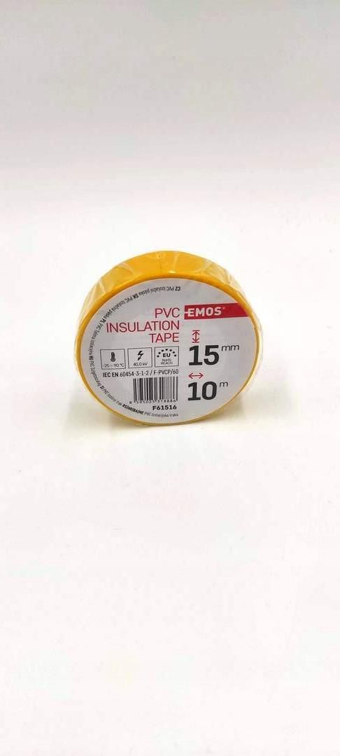 Emos Taśma izolacyjna PVC 15mm / 10m żółta - Opinie i ceny na Ceneo.pl