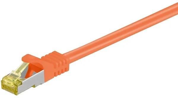 Pro RJ45 patch cord CAT 6A S/FTP (PiMF) 500 MHz with CAT 7 raw cable pomarańczowy - Opinie i ...