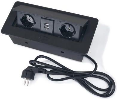 Listwa zasilająca Koloreno Power Port Biurkowy Multibox 2 Chowany Z 2X ...
