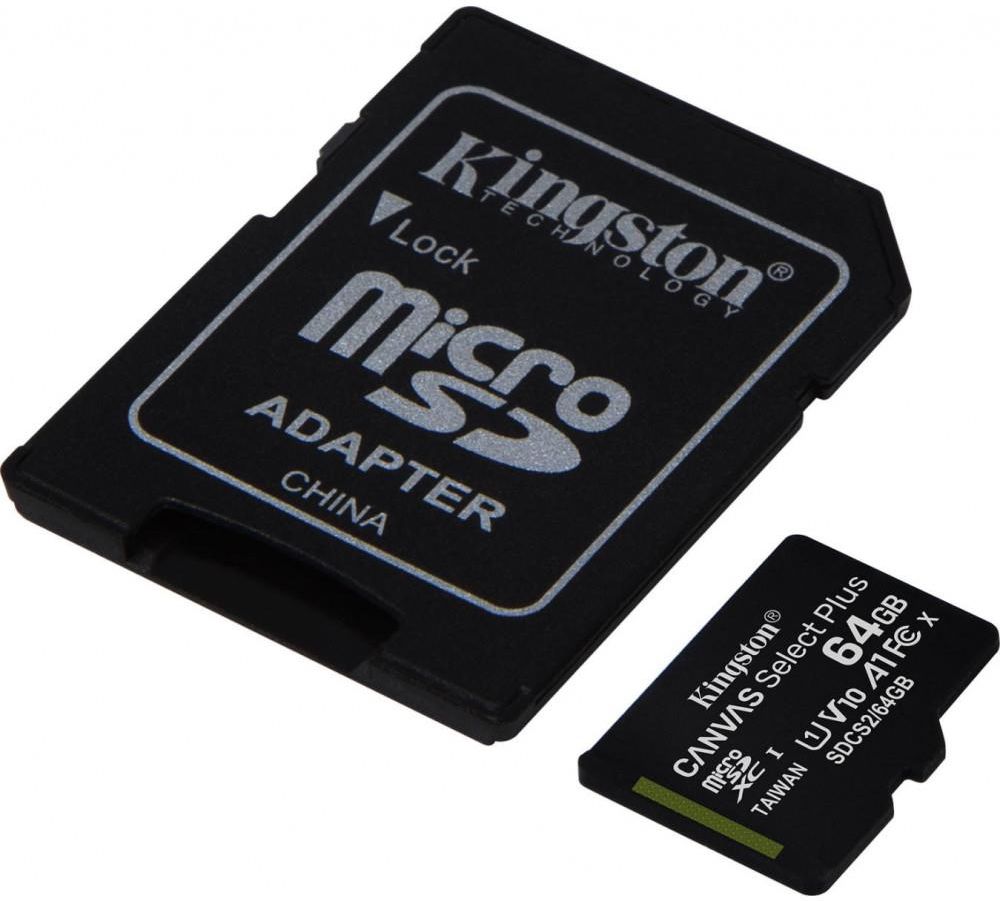 Nośnik danych Kingston Karta Pamięci Canvas Select Plus Microsdxc 64Gb ...