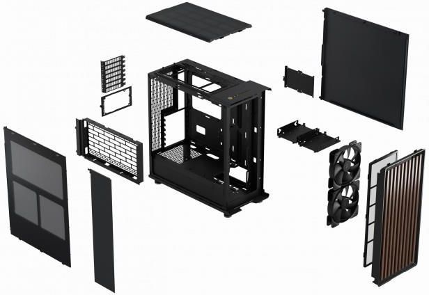 Obudowa komputerowa Obudowa do komputera Fractal Design North Charcoal ...