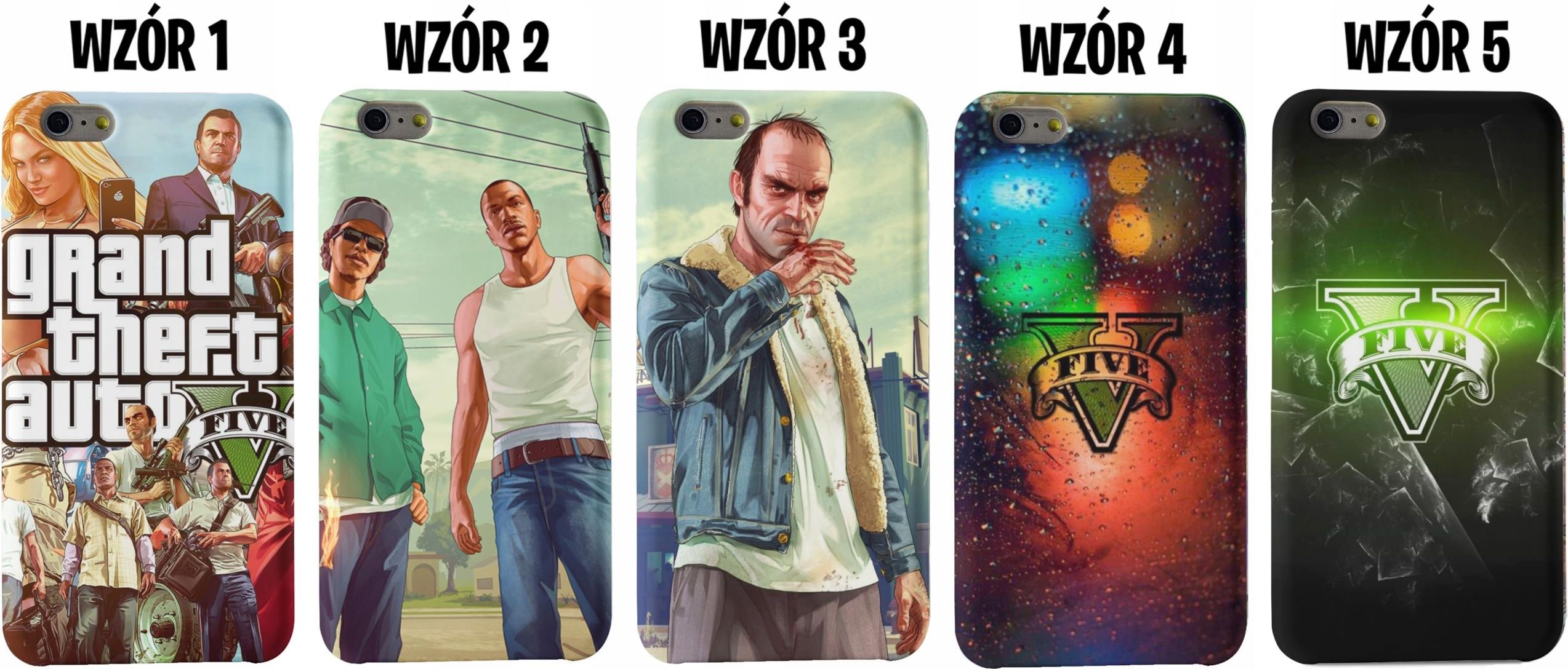 B&W Etui Case Samsung Galaxy A60 Gra Gta V Tekst - Etui na telefon ...