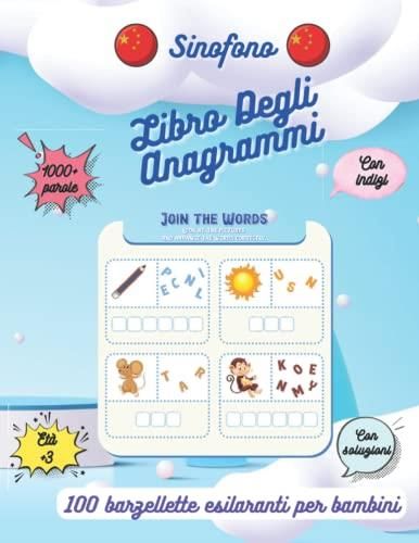 Sinofono Libro degli anagrammi: +1000 Fantastici Puzzle Di Anagrammi A ...
