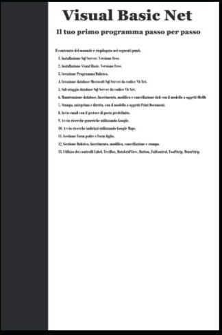 Visual Basic - Imparare a programmare. Il tuo primo programma ...