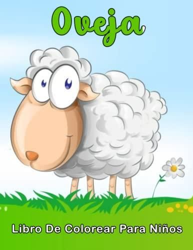 Oveja Libro De Colorear Para Niños De 4 a 8 Años: Hermosa y adorable ...