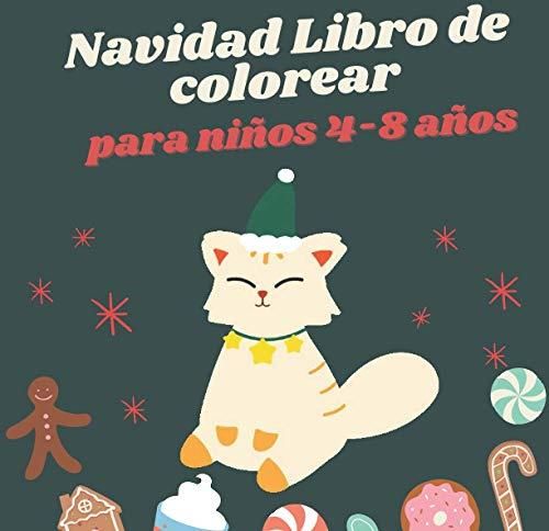 Navidad Libro de colorear para niños 4-8 años: Feliz Navidad , Libro De Colorear Navidad Para ...