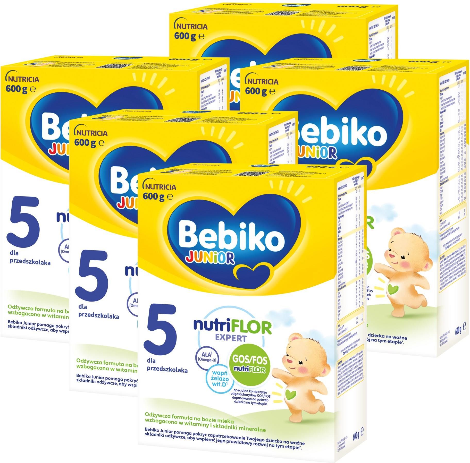 Bebiko 5 5x600g - Ceny i opinie - Ceneo.pl