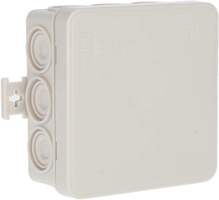 Puszka elektryczna Famatel Puszka Natynkowa Mini Box 85x85x39 Ip55 3052 ...