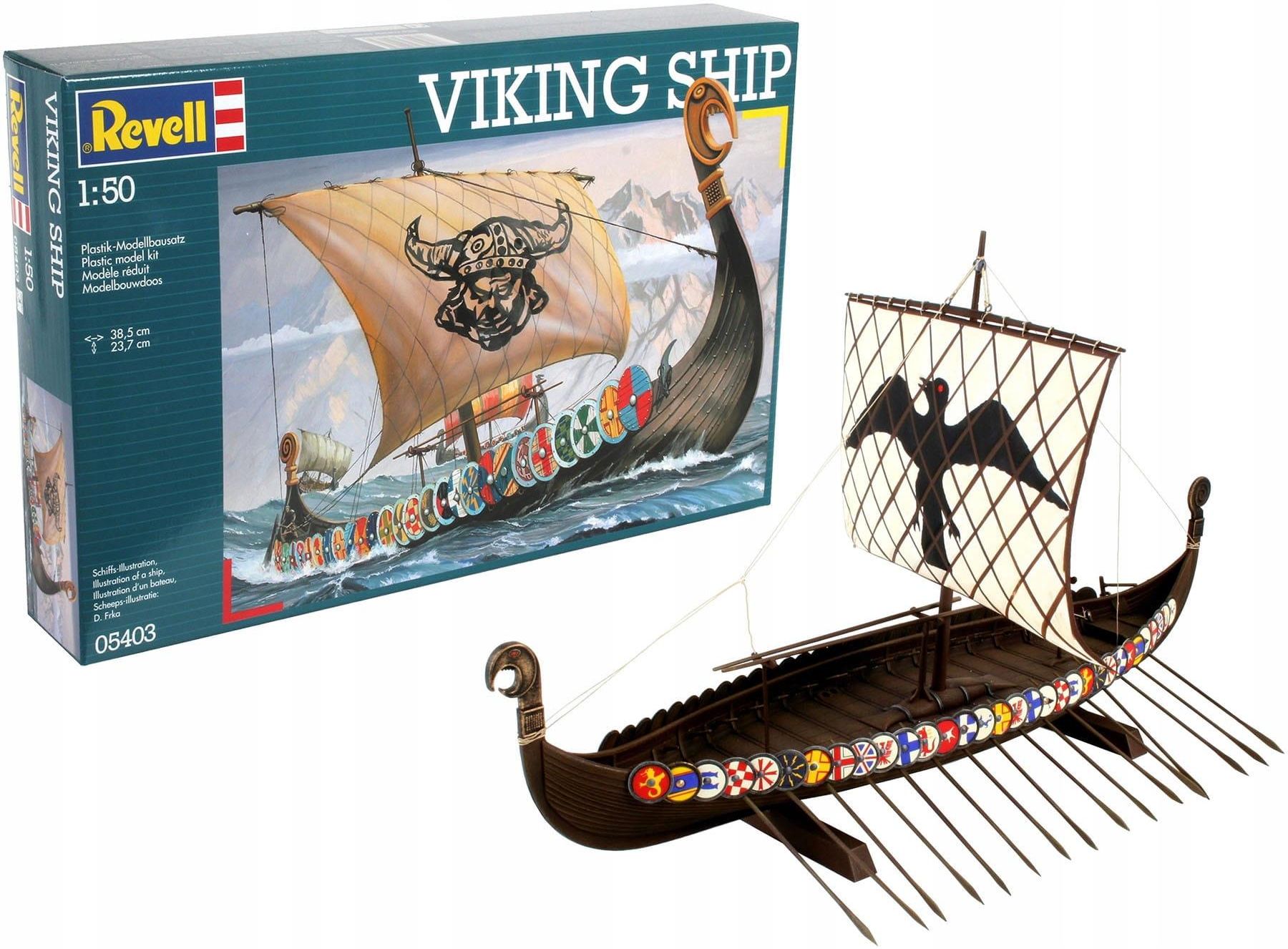 Revell 05403 1:50 Viking Ship (statek wikingów) - Ceny i opinie - Ceneo.pl