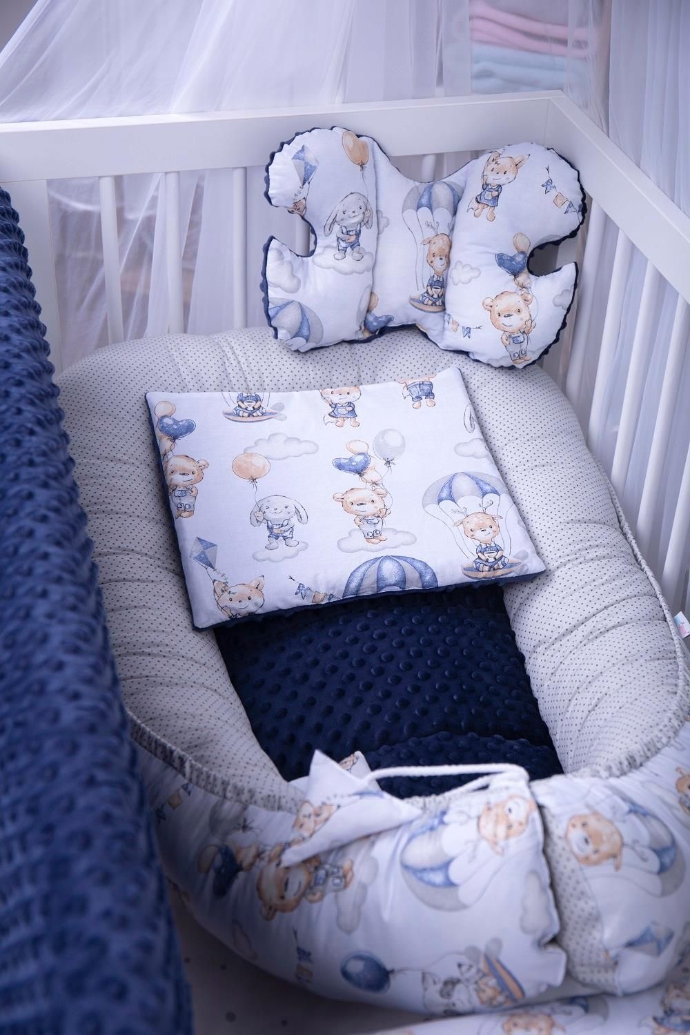 Babymam Kokon Niemowlęcy Gniazdo Kojec Minky 7 El. - Ceny i opinie ...