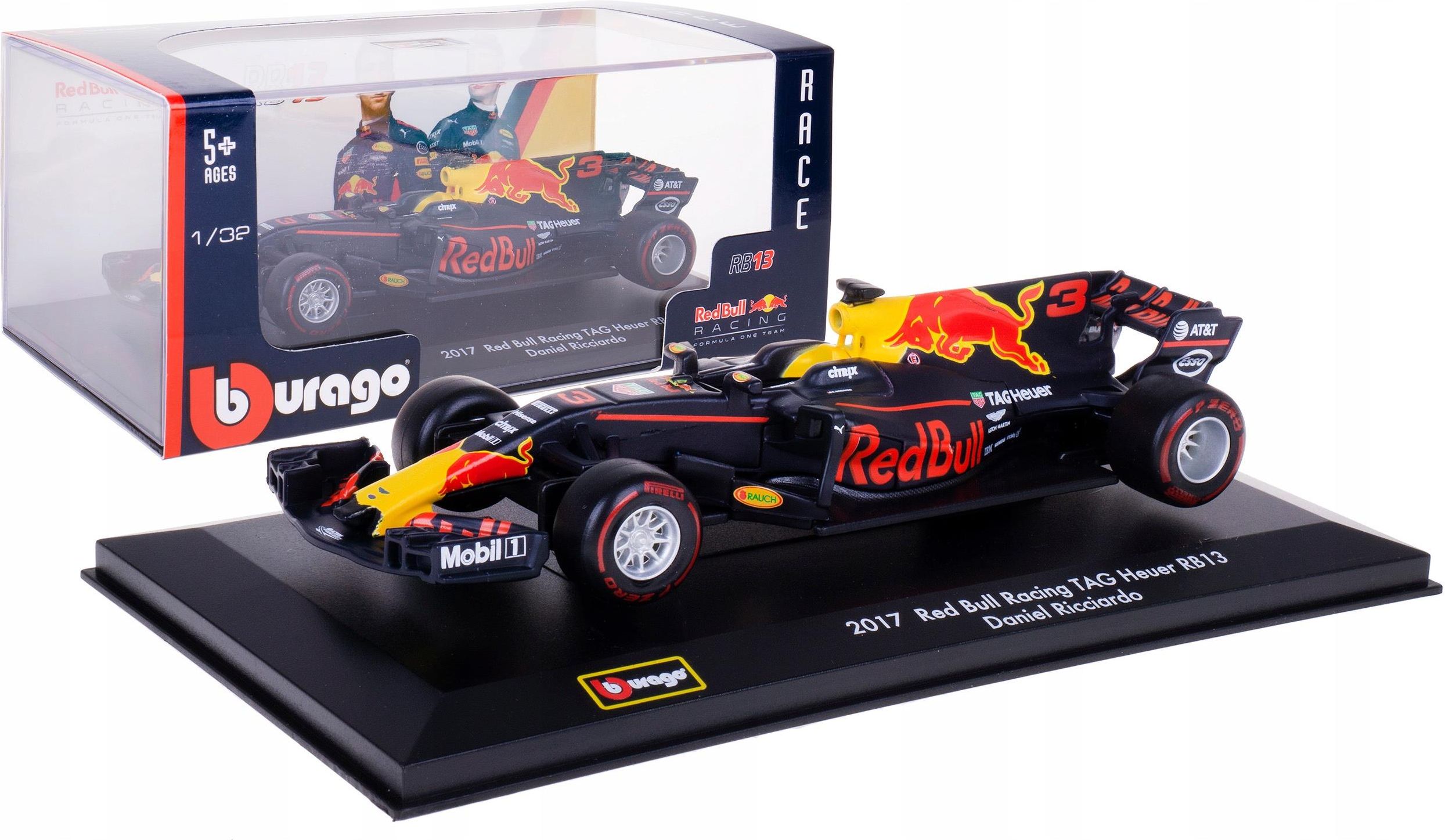 2017 Red Bull RB13 F1 Bburago 1:32 #3 D.ricciardo - Ceny i opinie ...