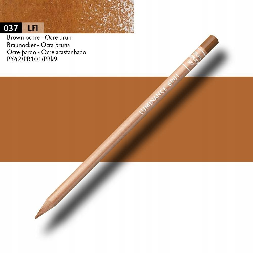 Kredka Caran D`Ache nr.037 Brown Ochre Luminance - Ceny i opinie - Ceneo.pl