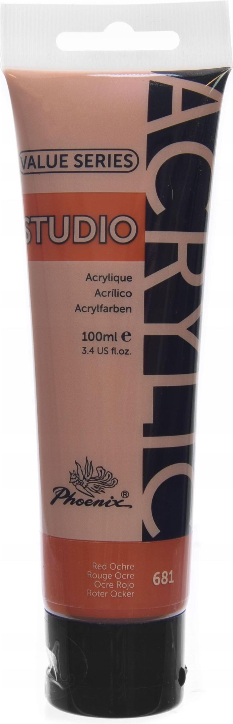 Farba akrylowa Phoenix Red Ochre 681, 100 ml - Ceny i opinie - Ceneo.pl