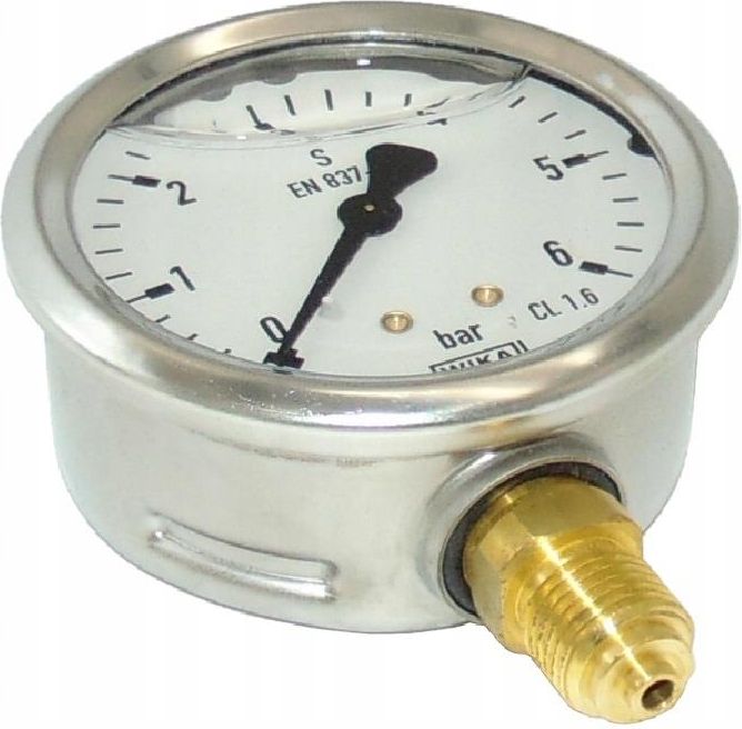 Manometr Glicerynowy Wika 0-6 Bar 63mm G1/4 9021981 - Opinie i ceny na Ceneo.pl
