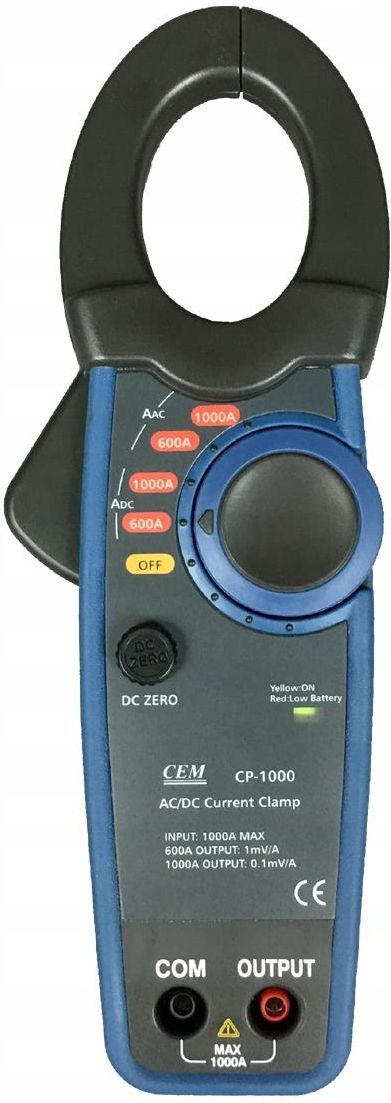 Cem Cp-1000 Cęgowa Przystawka Prądowa 1000A Ac/Dc CP1000 - - Opinie i ceny na Ceneo.pl