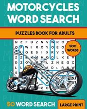 Motorcycles Word Search Puzzles Book For Adults: Motorcycle Word ...