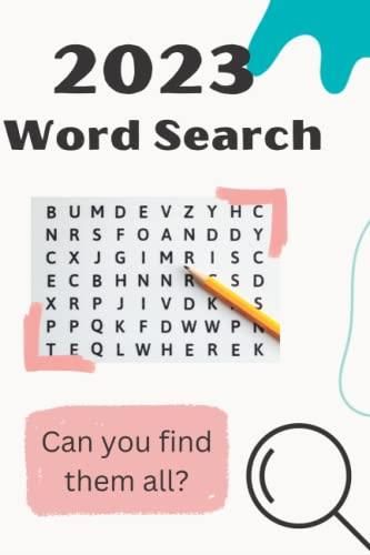 2023 Word Search for Adults, Teens & Kids. Fun Puzzle Book ...