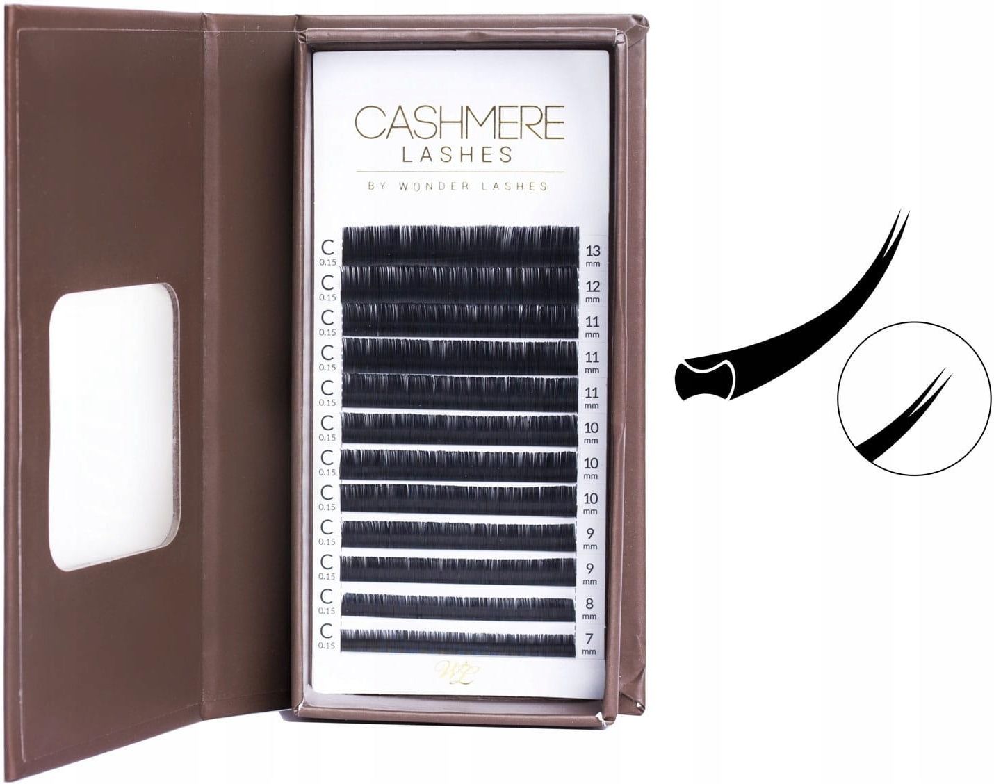 Cashmere Lashes Matte By Wonder Lashes C 0,15X8 - Opinie i ceny na Ceneo.pl