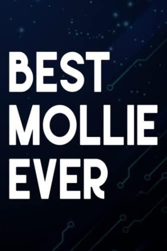 Womens Best Mollie Ever Retro Vintage First Name Gift Pretty Notebook ...