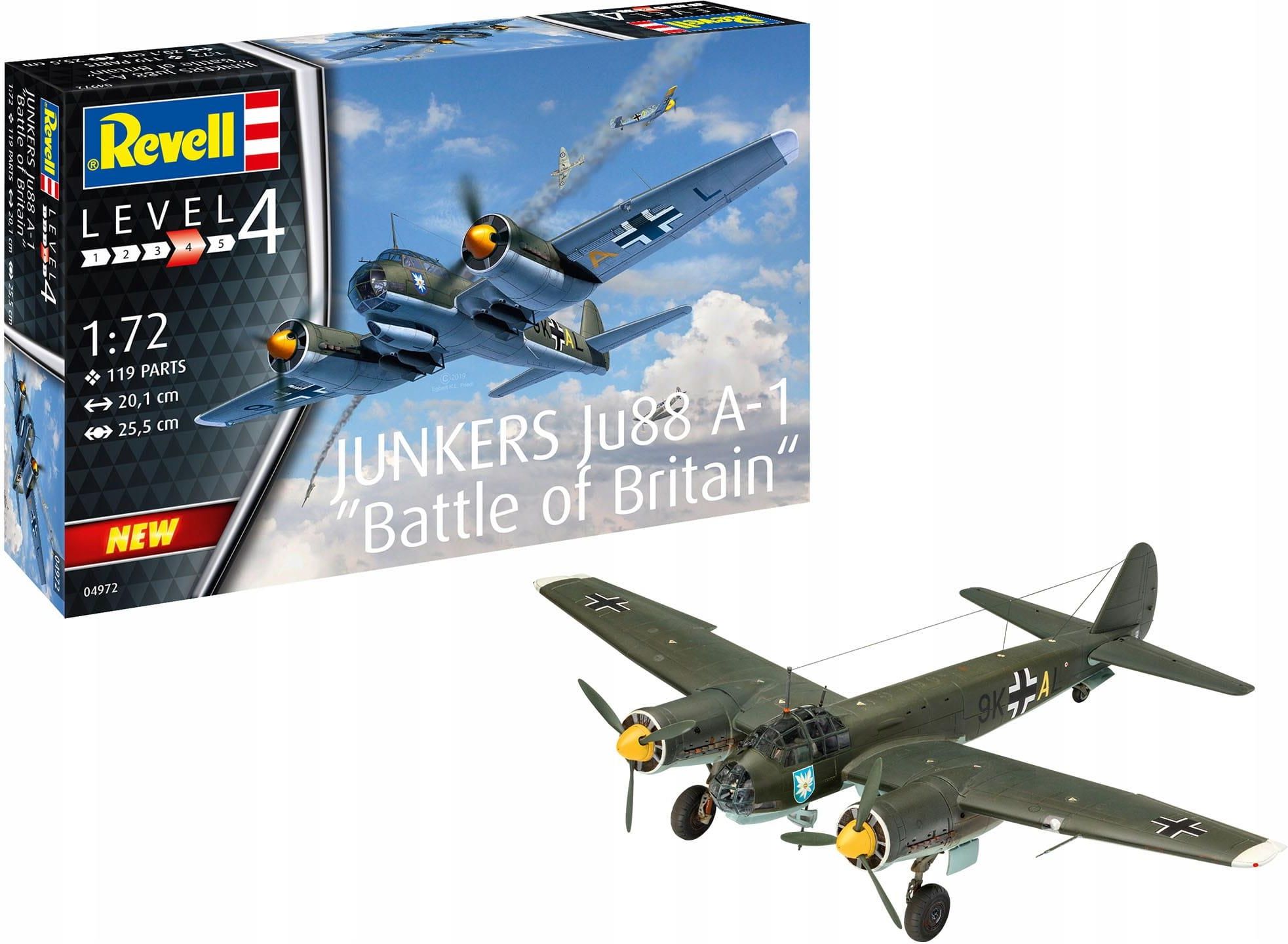 Revell 04972 1:72 Junkers Ju 88 A-1 Battle of Brit - Ceny i opinie - Ceneo.pl