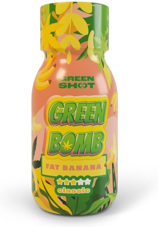 Preparat medycyny naturalnej Green Shot Green Bomb Hemp Shot Fat Banana ...
