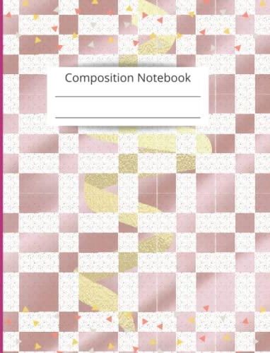 Composition notebook checkered: Confetti/Wide Ruled Paper Notebook ...