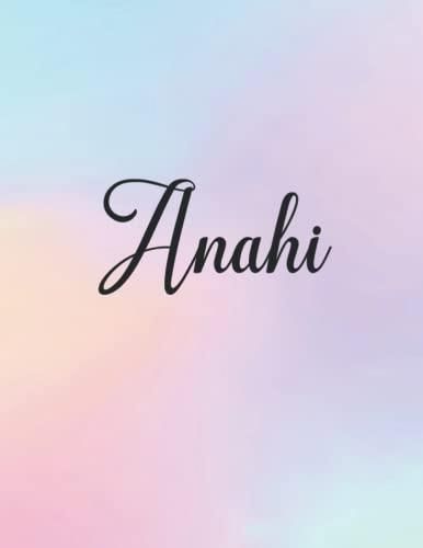 Anahi: Dot Grid Notebook 8.5 x 11, For Graphing Pad, Design Book, Work ...