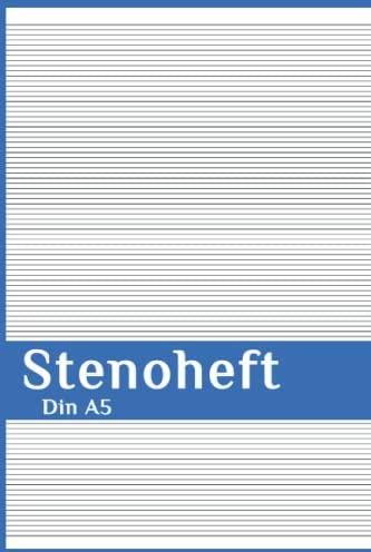 Stenoheft , Stenografie Schreibheft: Stenographie lernen Übungsheft 6x9 ...