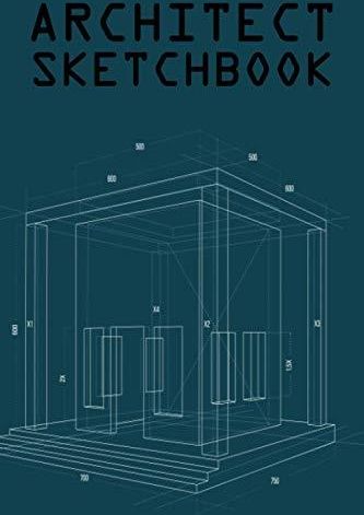 Architect sketchbook: architecture sketch book journal notebook 120 ...