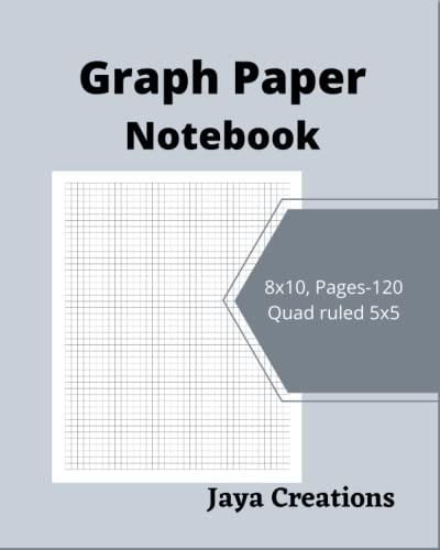 Graph Paper Composition Notebook(5x5): Graph Paper Notebook Quad Ruled ...