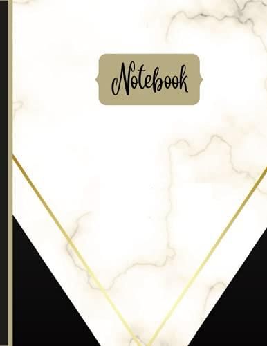Notebook-Geometric Design: Notebook & Journal with Gold & black ...