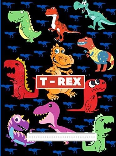 T Rex Story Paper Notebook For Kids: Dinosaur Themed Gift For Boys Who ...