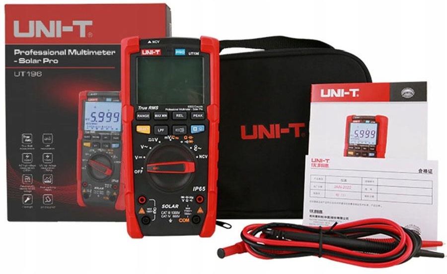 Miernik uniwersalny Uni-T Miernik Do Instalacji Fotowoltaicznych Pro UT196 - Opinie i ceny na ...