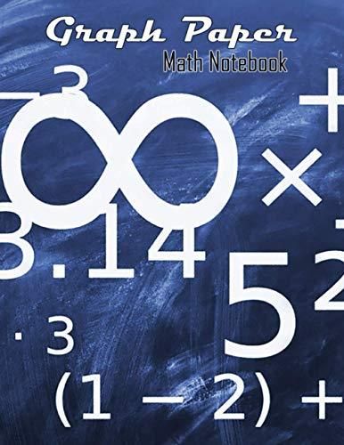 Math Notebook: Graph Paper, Mathematical Formulas On The Blackboard ...