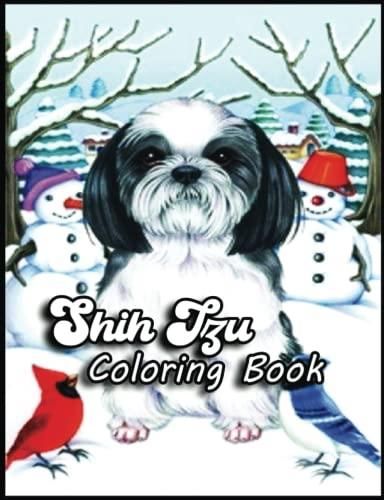 shih tzu coloring book