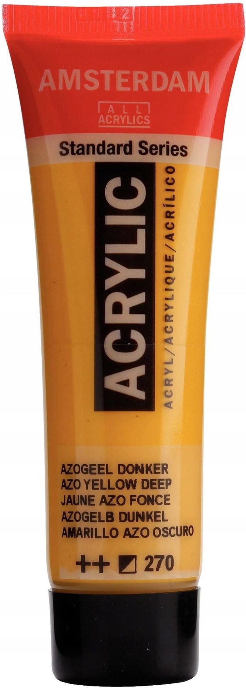 Farba akrylowa Amsterdam Azo Yellow Deep, 20 ml - Ceny i opinie - Ceneo.pl