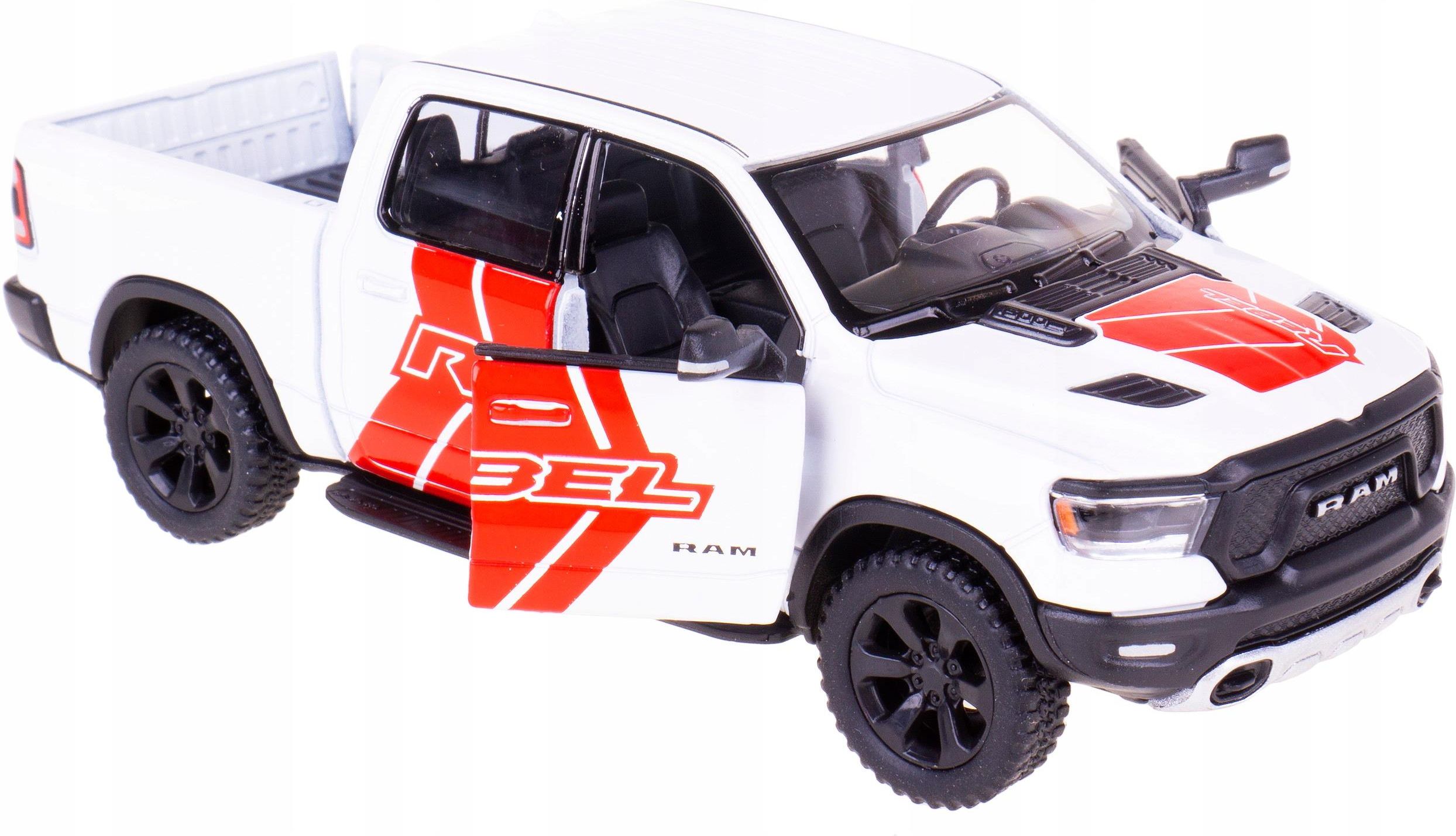 Dodge Ram 1500 Rebel Model Metal Kinsmart 1:46 Bia - Ceny i opinie ...