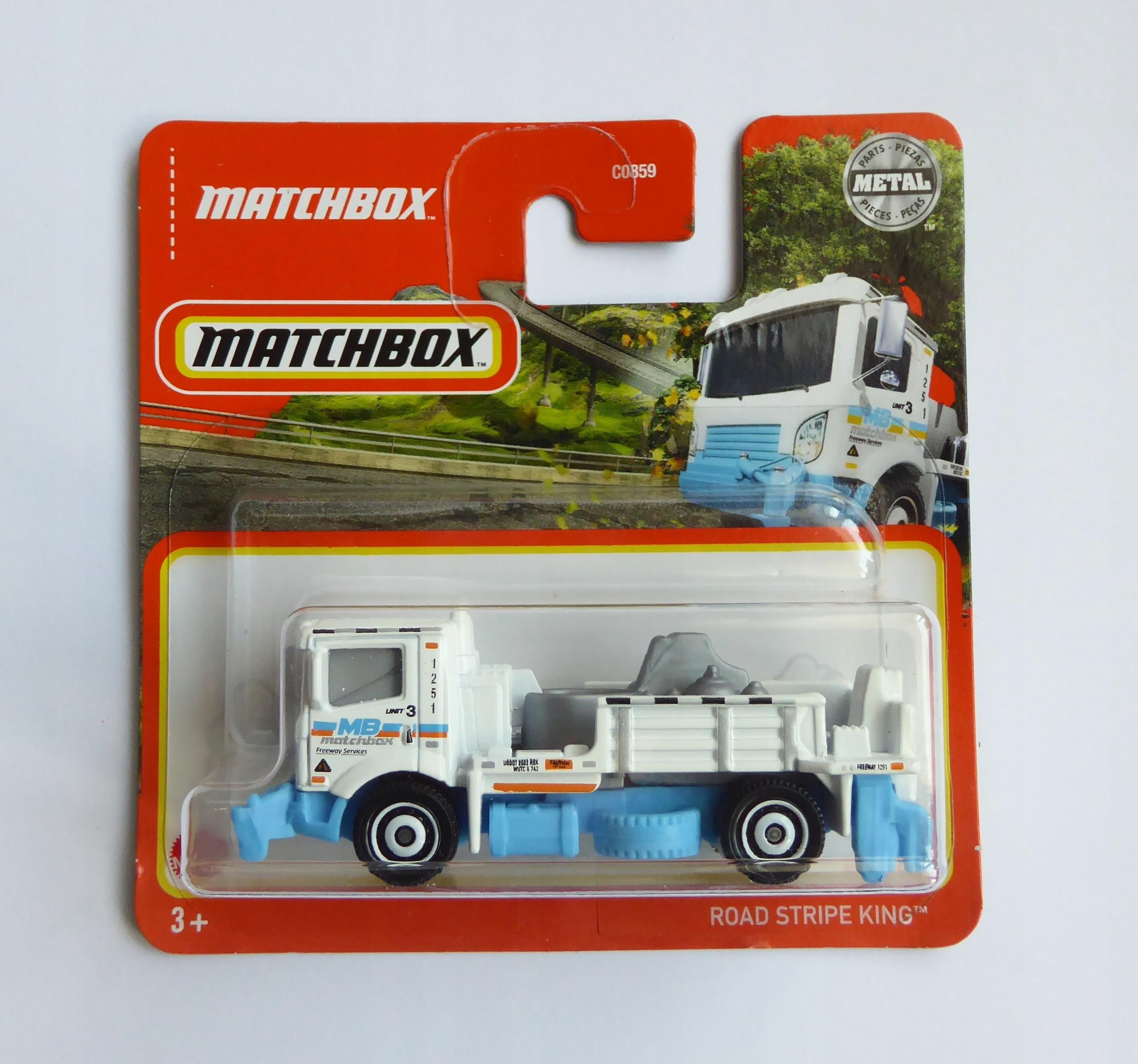 Mattel Matchbox Road Stripe King - Ceny i opinie - Ceneo.pl