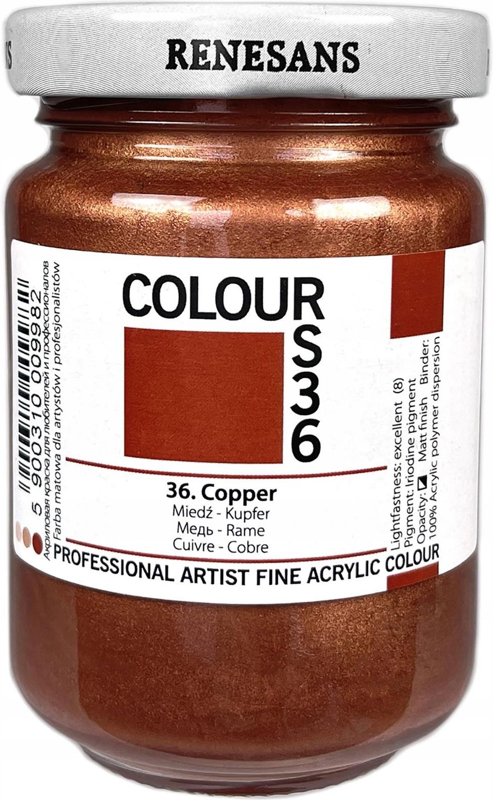 Farba akrylowa Colours Renesans miedziana 110 ml - Ceny i opinie - Ceneo.pl