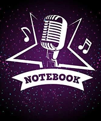 Notebook: Liniertes Notizbuch Für Sänger Und Sängerinnen Die Das Singen ...