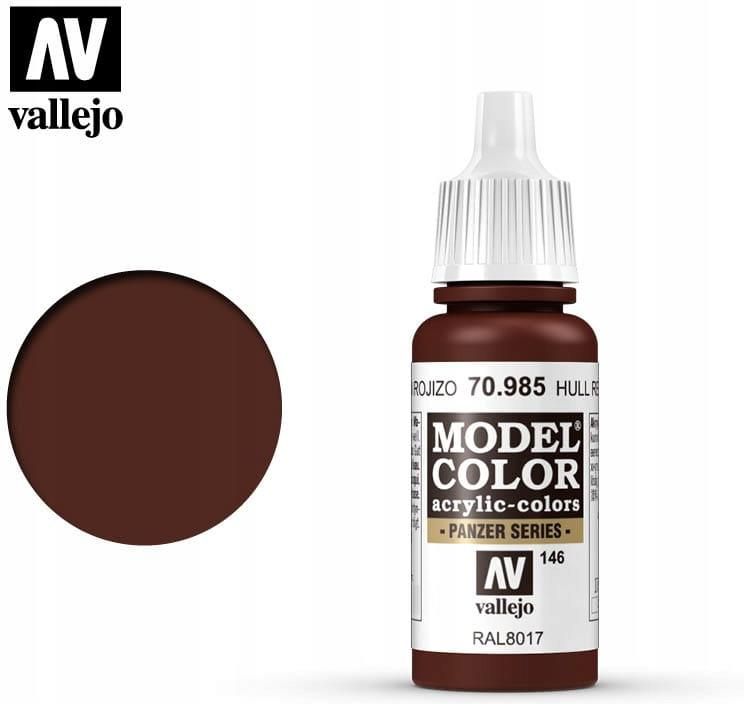 Vallejo 70985 Hull Red Model Color Farba - Ceny i opinie - Ceneo.pl