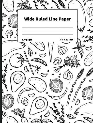Composition Notebook: Wide Ruled Line Paper: Notebook, Composition Book ...