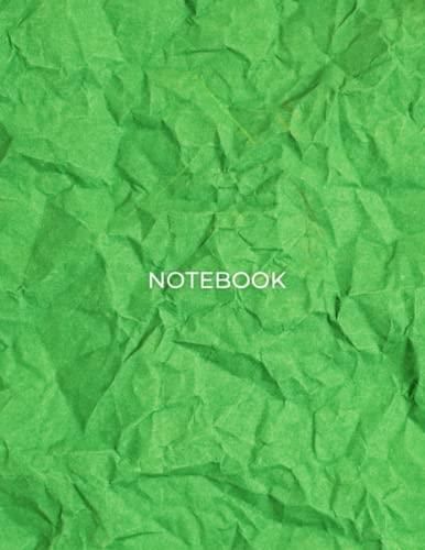 Green 3D Graphic Notebook: Creative Notebook Journal Lined Pages, 8.5 X ...