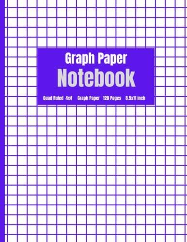 Graph Paper Notebook: Grid Graph Paper Notebook for Drawing ,Notes ...