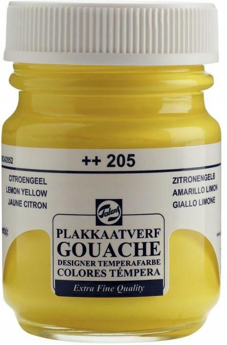 Farba Gouache Słoik 50ml 205 Lemon Yellow Talens - Ceny i opinie - Ceneo.pl